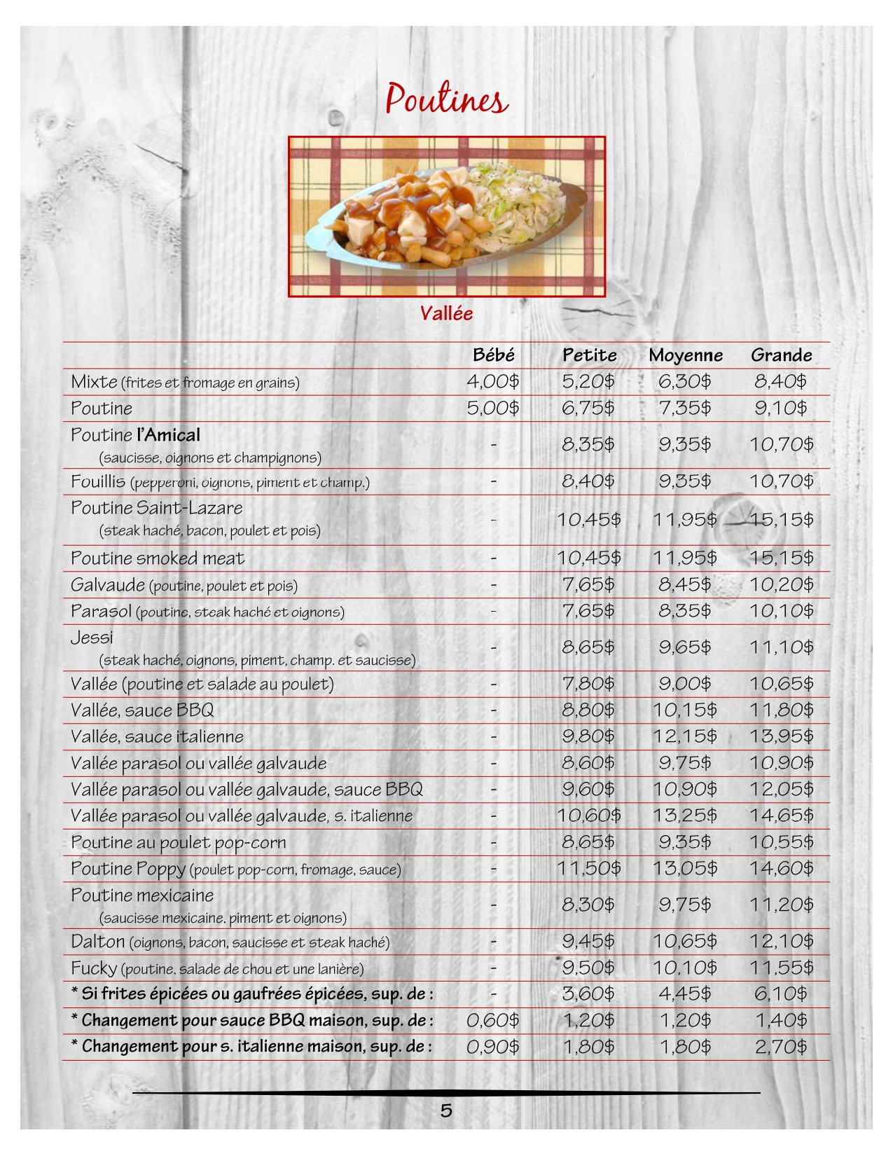 Restaurant l'Amical Saint-Lazare-de-Bellechasse